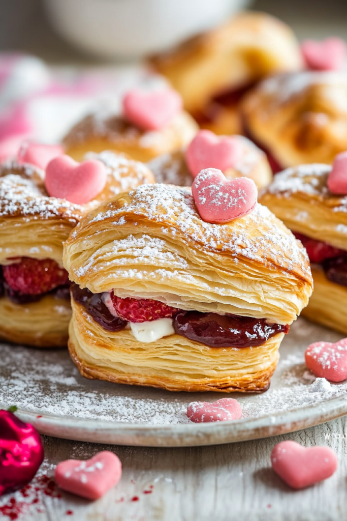 Irresistible Valentine’s Day Puff Pastry Hearts Recipe