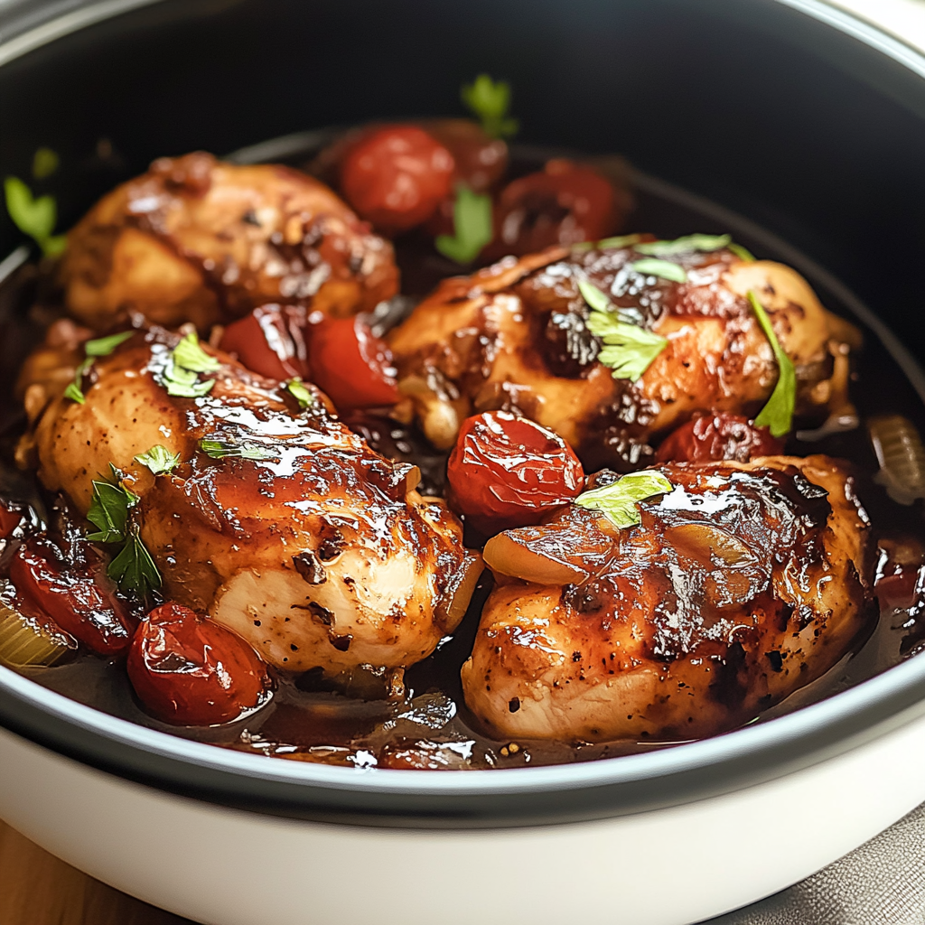 Slow Cooker Balsamic Chicken