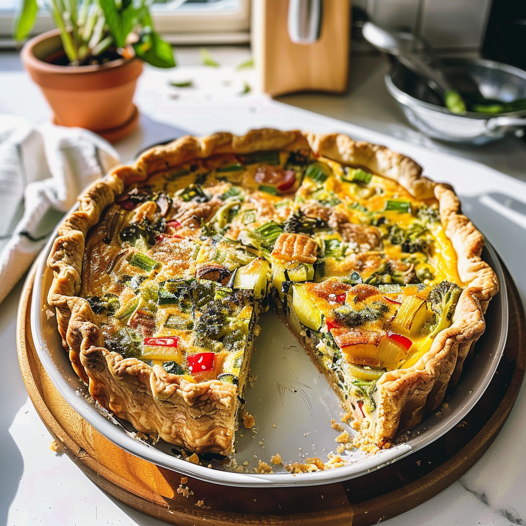 Springtime Vegetable Quiche